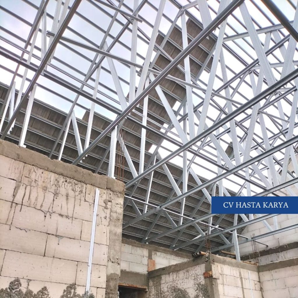 Pasang atap baja ringan candi sidoarjo - CV.Hasta Karya