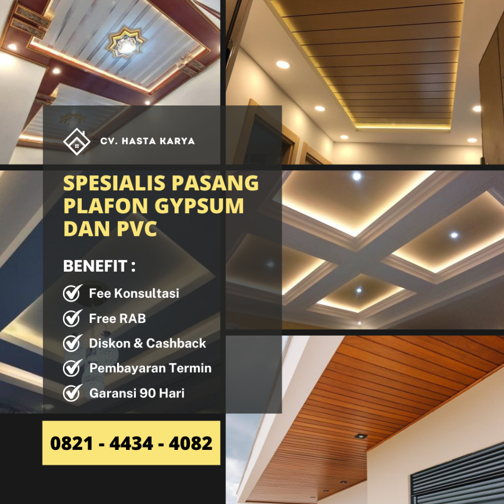 Harga Plafon Gypsum Surabaya Per Meter - CV.Hasta Karya